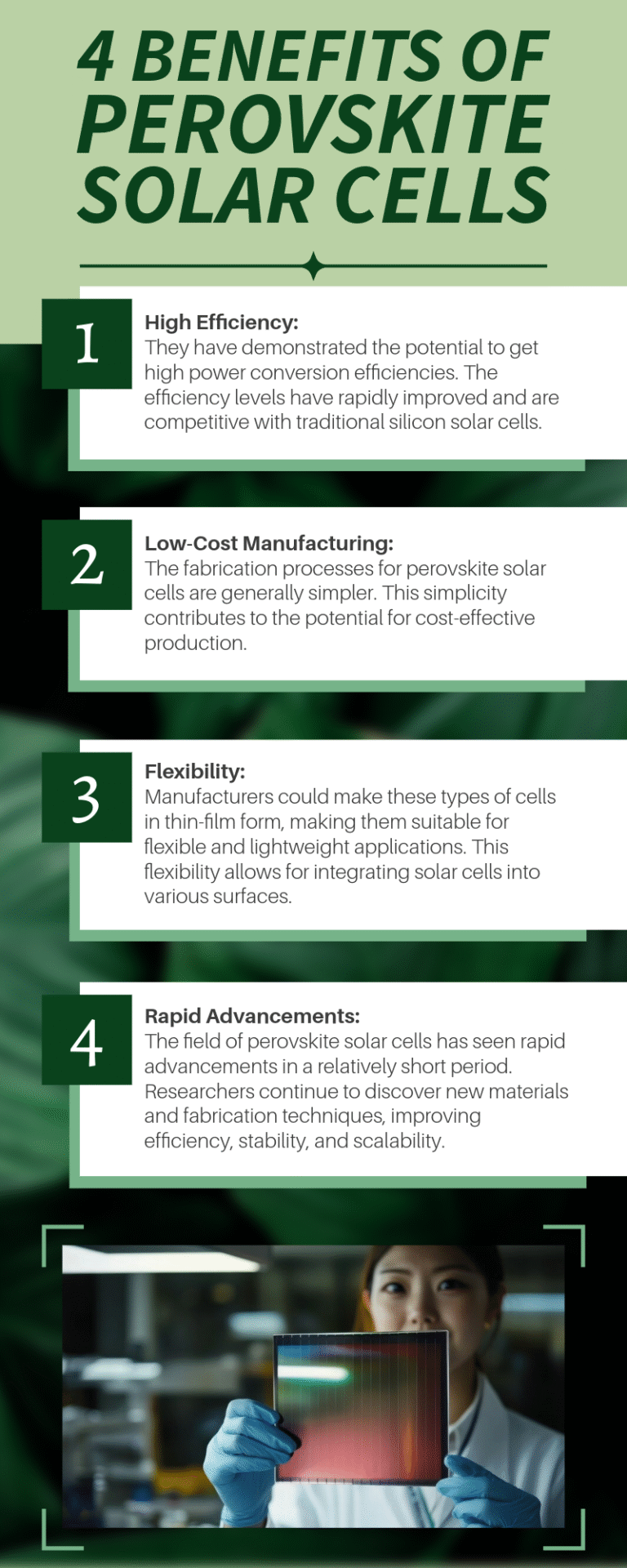 Perovskite Solar Cells: A Green Energy Revolution